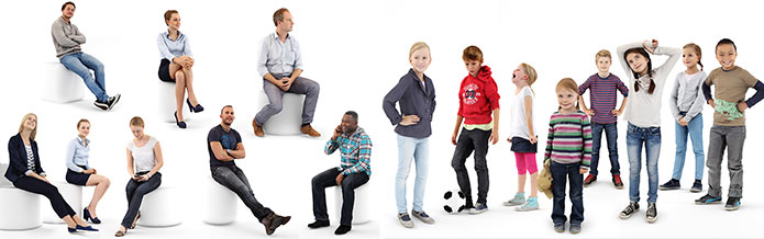 HDRI Hub - Scanned 3D People for ArchViz