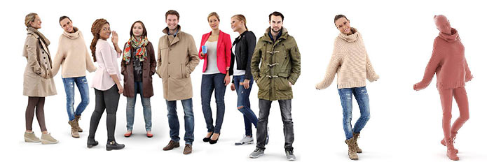 HDRI Hub - New Casual 3D People