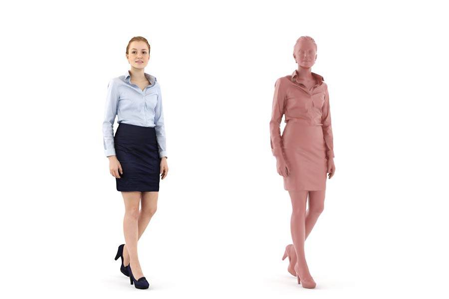 3D People Model: Woman Petra 0259 - Professional 3D Model | HDRI Hub