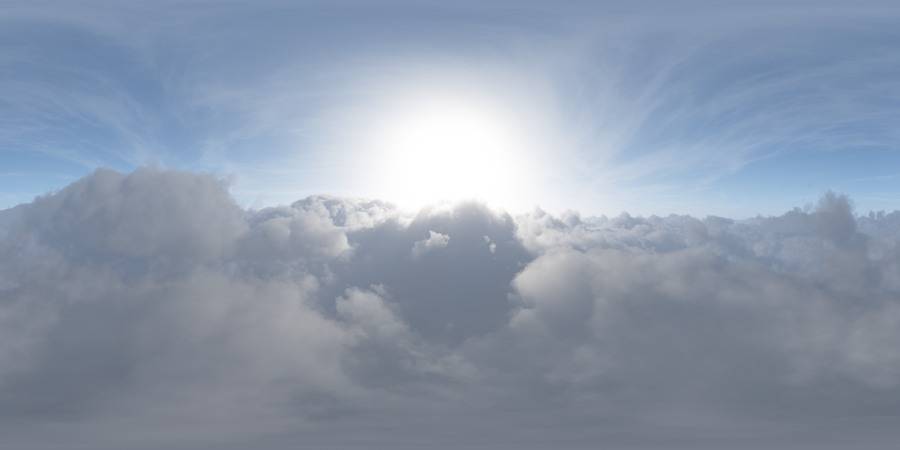 HDRI Dome: loc00184-5 Above the Clouds - Professional HDRI | HDRI Hub