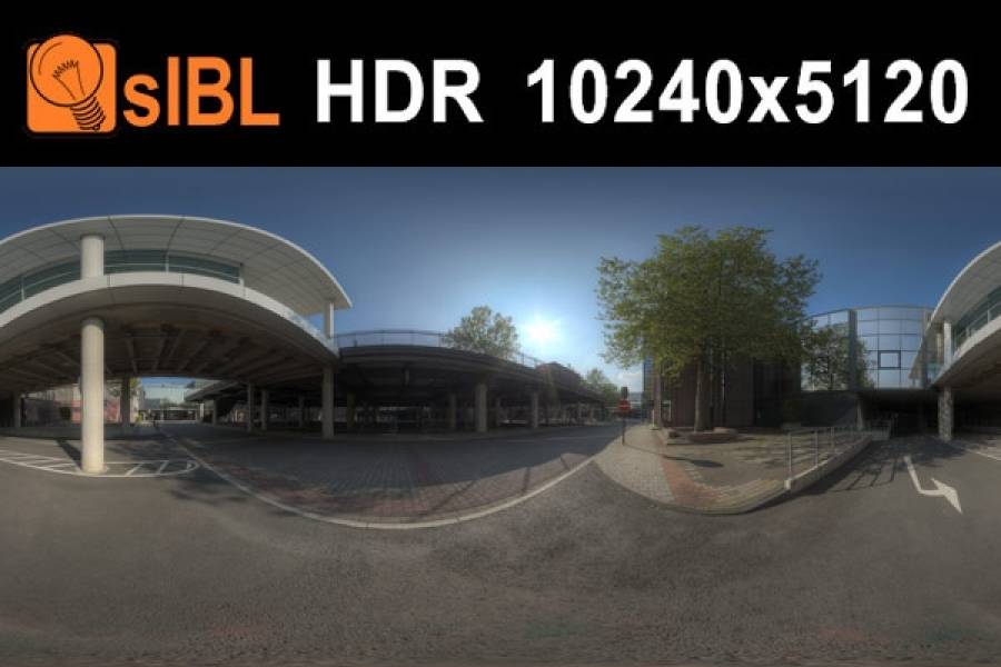 HDR 117 Parking Lot - Professional HDRI | HDRI Hub