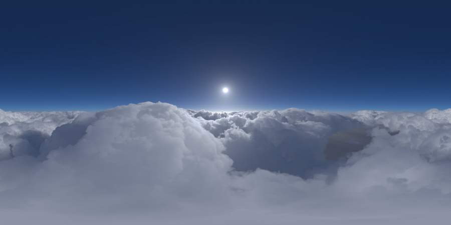HDRI Dome: loc00184-17 Above the Clouds - Professional HDRI | HDRI Hub
