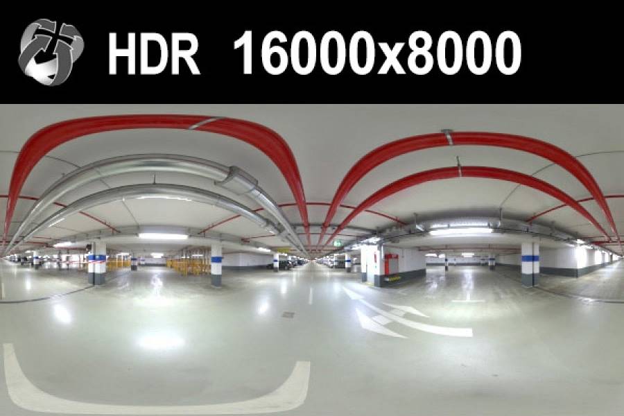 HDRI 039 Garage 2 16k - Professional HDRI | HDRI Hub