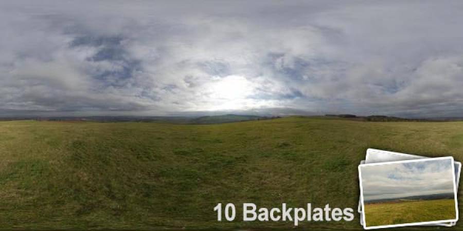 HDRI 136 Hill Top Plates - Layout License - Professional HDRI | HDRI Hub