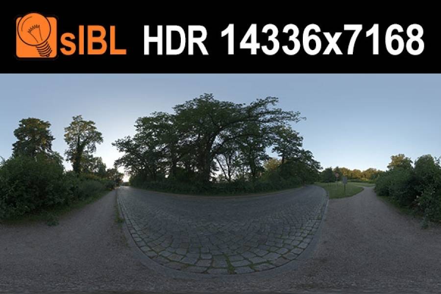 HDRI 100 Road with Clear Sky - Professional HDRI | HDRI Hub