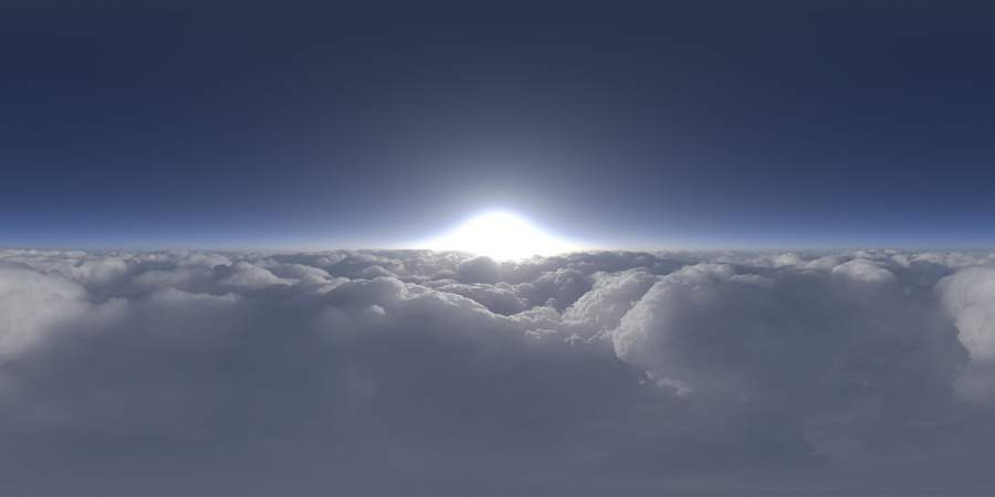 HDRI Dome: loc00184-18 Above the Clouds - Professional HDRI | HDRI Hub