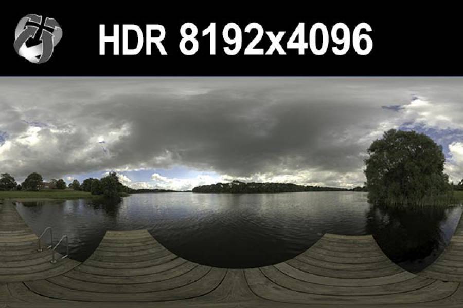 HDRI 143 Cloudy Lake View - Professional HDRI | HDRI Hub