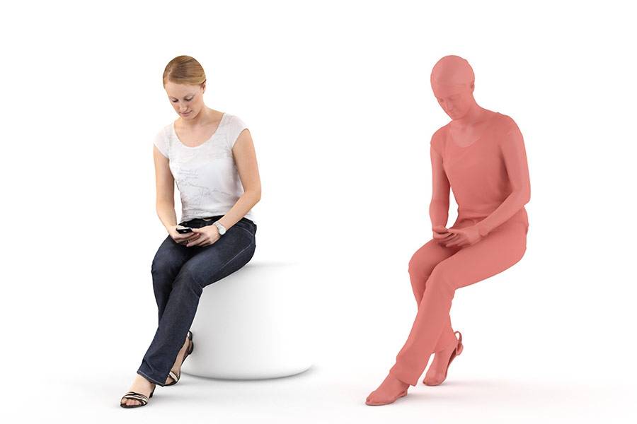 3D People Model: Woman Maria 0143 - Professional 3D Model | HDRI Hub