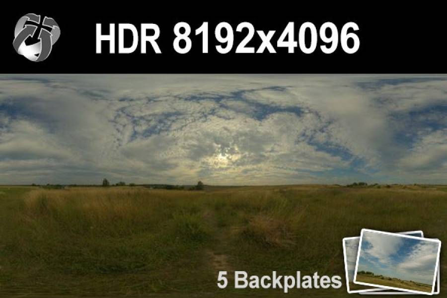 HDR 155 Cloudy Sky Plates 1 - Professional HDRI | HDRI Hub