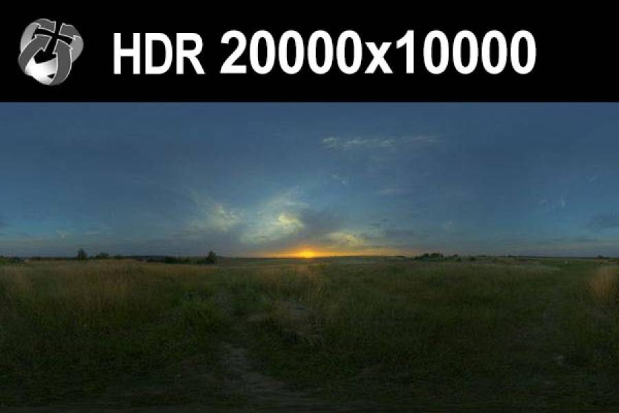 HDR 157 Blue Evening Sky 20k - Professional HDRI | HDRI Hub