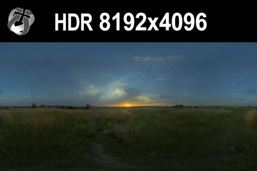 HDR 157 Blue Evening Sky - Professional HDRI | HDRI Hub