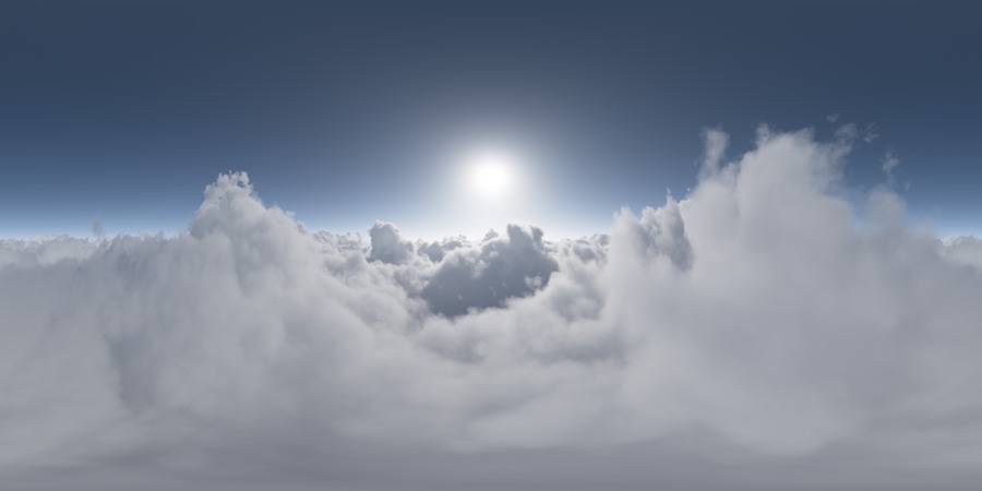 HDRI Dome: loc00184-6 Above the Clouds - Professional HDRI | HDRI Hub